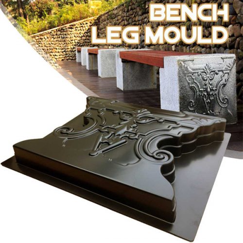 Plastic Concrete Furniture Bench Leg Molds For Garden - LCMOLDS.COM