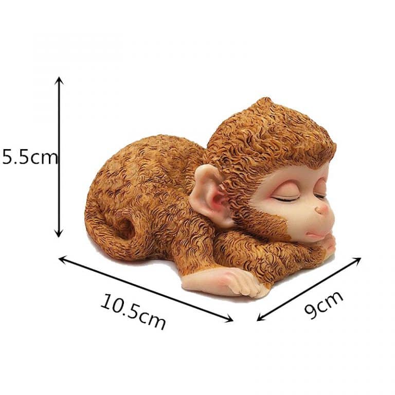 Silicone Concrete 3D Monkey Mold - LCMOLDS.COM