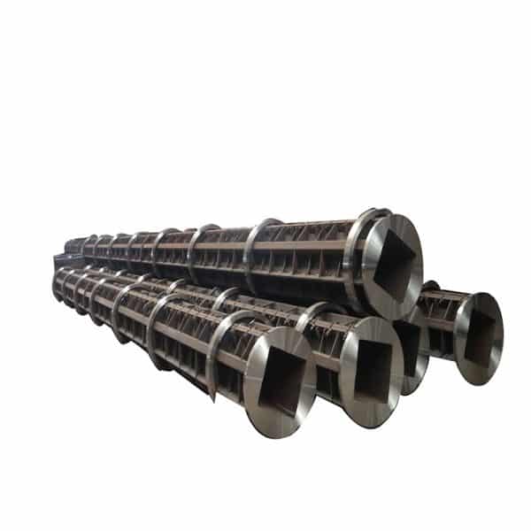 Square Concrete Pile Steel Molds - LCMOLDS.COM