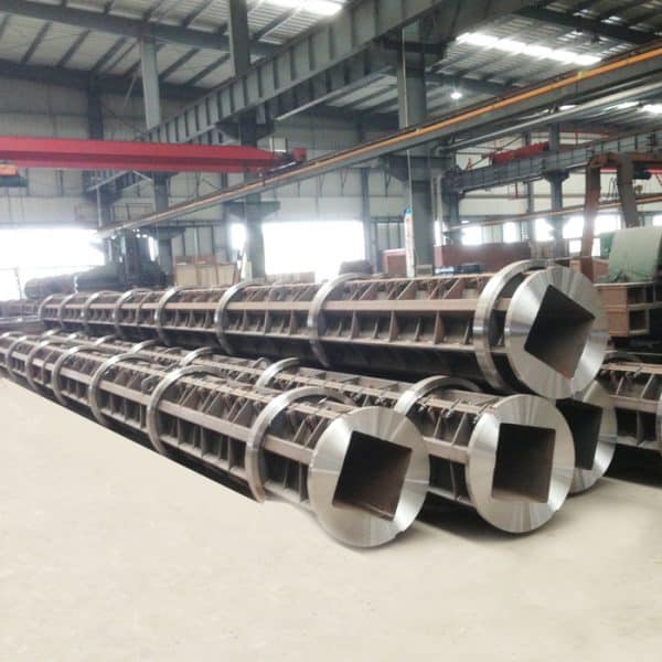 Square Concrete Pile Steel Molds - LCMOLDS.COM