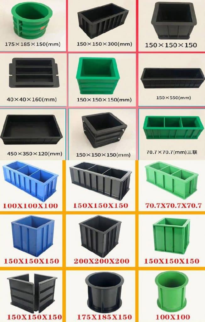 Construction Plastic Concrete Cylinder Test Molds For Sale - LCMOLDS.COM