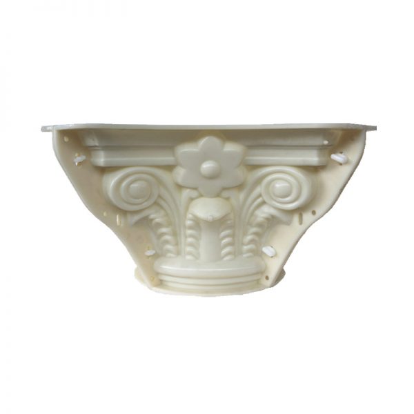 Concrete Round Roman Column Head Statue Molds - LCMOLDS.COM