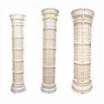 Roman Column Molds Smooth Face Height Adjustable - LCMOLDS.COM