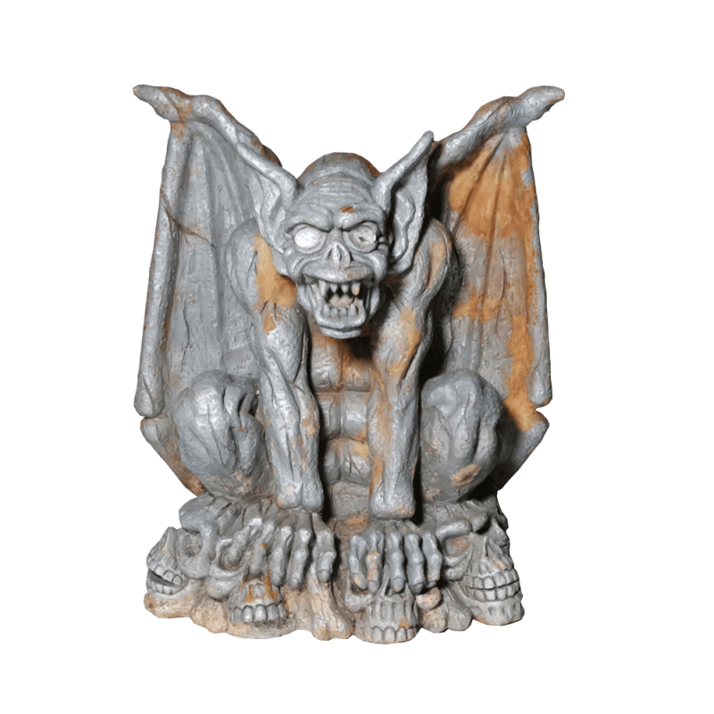 Concrete Gargoyle Molds Winged Statue for Garden Decor - Lcmolds.com