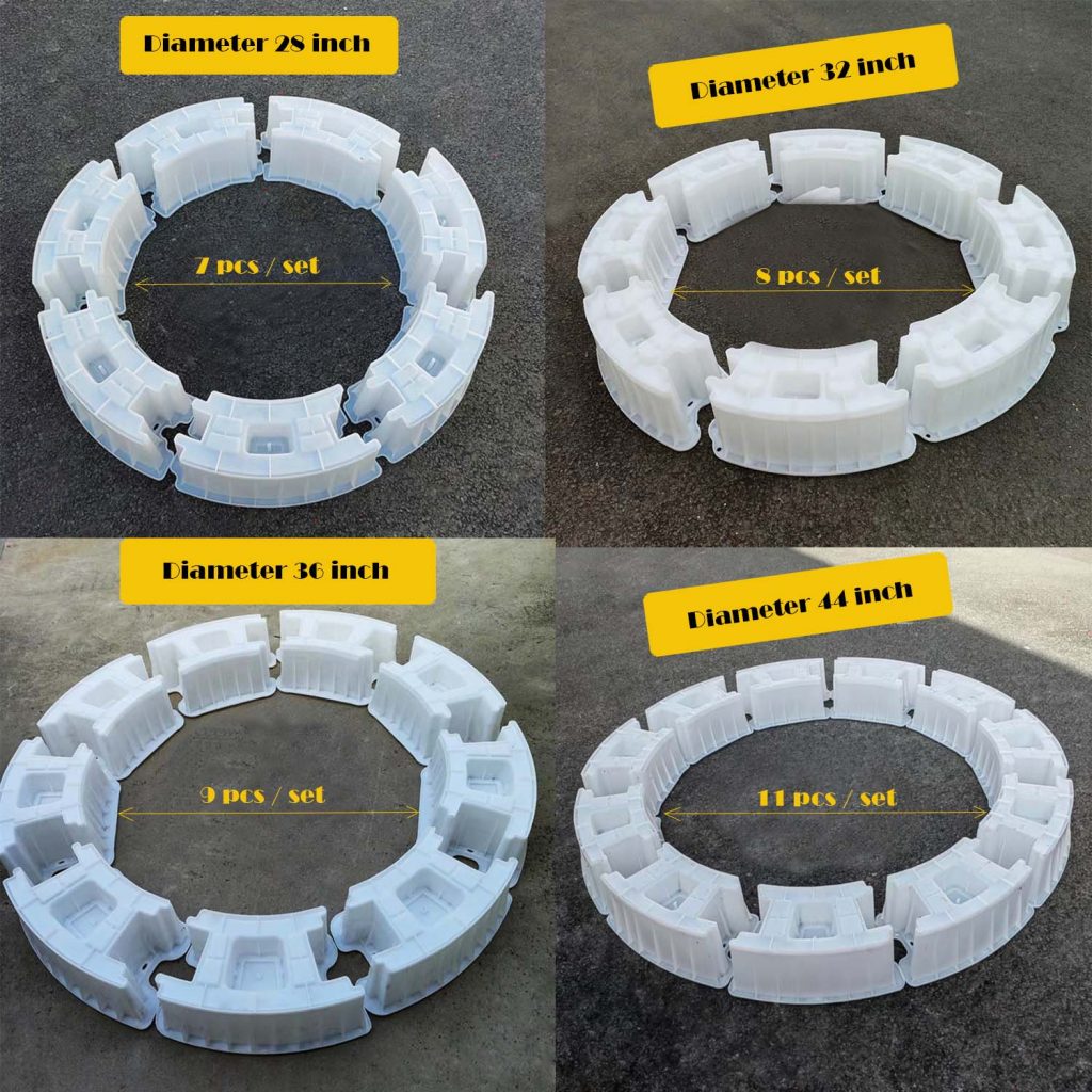 LCMOLDS Yard Fire Pit Concrete Molds and Forms - LCMOLDS.COM