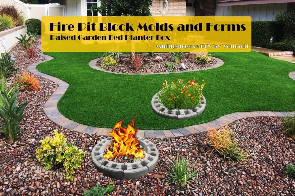 LCMOLDS Yard Fire Pit Concrete Molds and Forms - LCMOLDS.COM