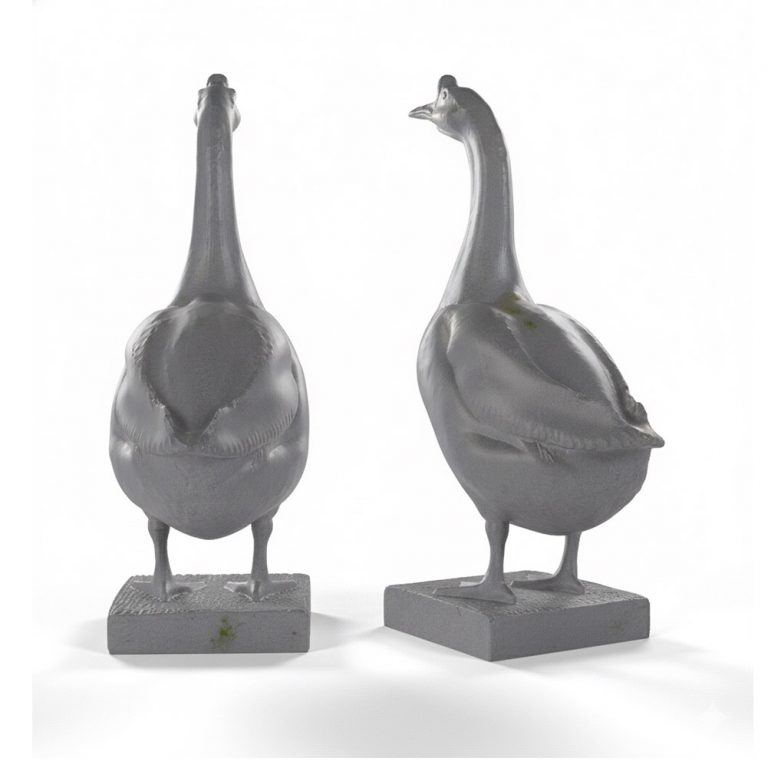 LCMOLDS Large Concrete Porch Goose Statue Molds H30 x W20 x L11 Inches ...